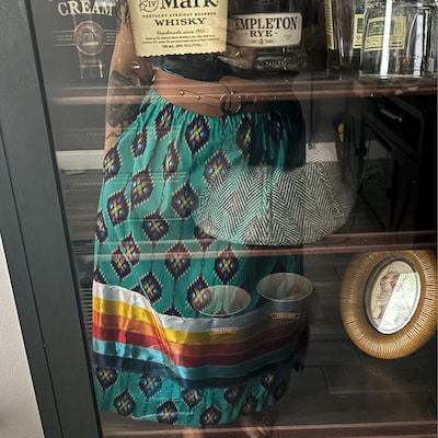 Ribbon Skirt Wampum Belt Native American Skirt Indigenous Ribbon Skirt ...