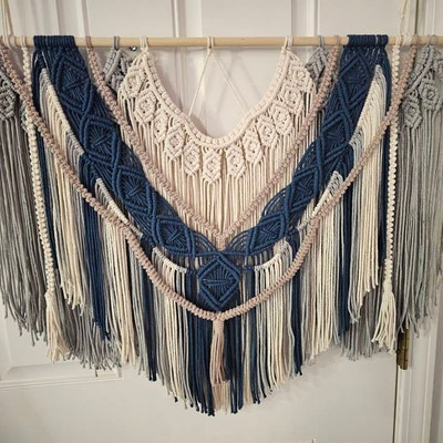 Easy Macrame Pattern PDF With Step by Step Photos, DIY Beginner Macrame ...