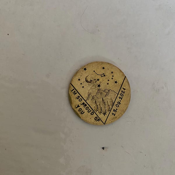 In Loving Memory Of...personalised Hand Stamped Tree Hanging Charm ...