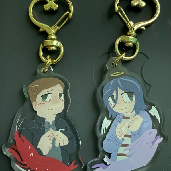 Clinical Trial Game Angel Lee Acrylic Keychain Charms - Etsy