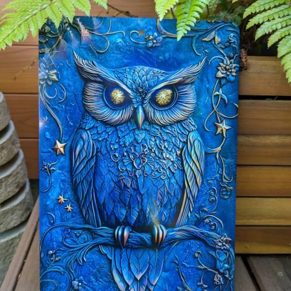 Mystical Moon Metal Sign – 8x12 Ethereal Boho Décor, Aluminum Lunar ...