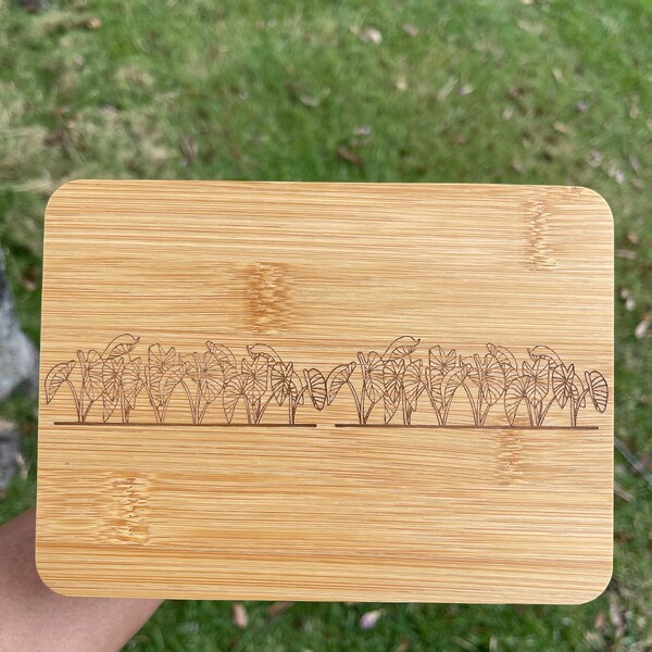 Kalo Plant Border Color SVG - Taro Plant SVG - Hawaii Plant SVG ...