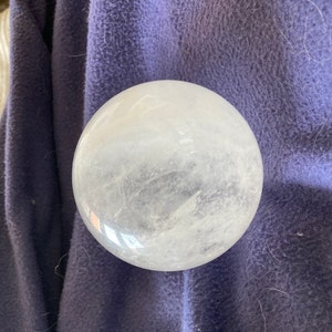 AAA Large Natural Crystal Ball Natural Clear White Crystal Quartz ...