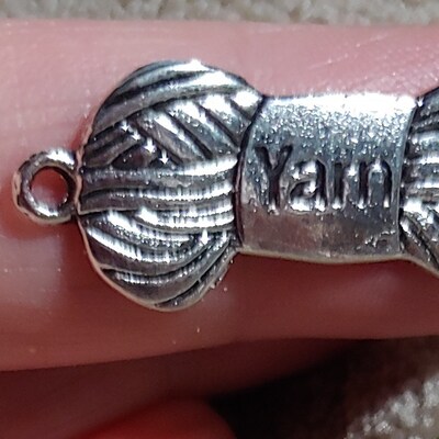 BULK 30 Ball of Wool or Yarn Charms Antique Silver Tone P502 - Etsy