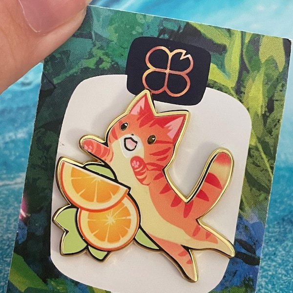 Pumpkin Cat castor Hard Enamel Pin Gold Plated Cute Gift Pin Collectors ...