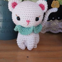 Kitty, the Little White Kitten Pattern Crochet Cat Pattern Amigurumi Cat Pattern Crochet White ...