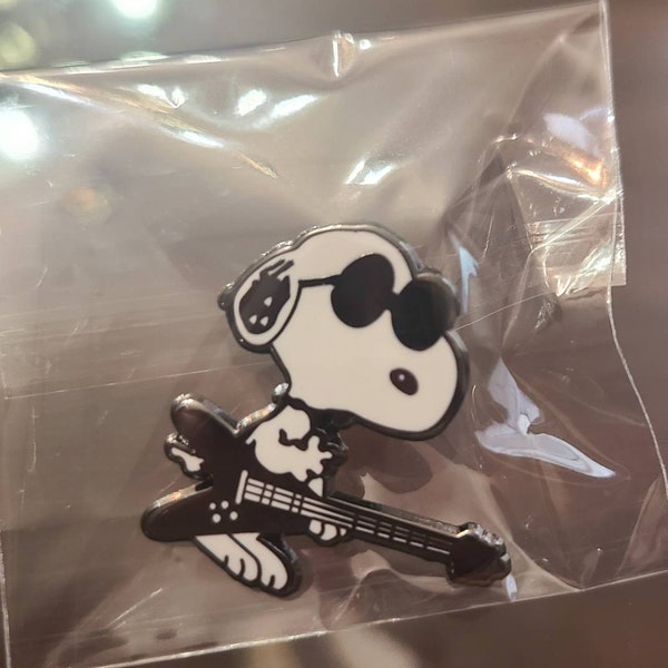 Punk Snoopy Hard Enamel Pins - Etsy