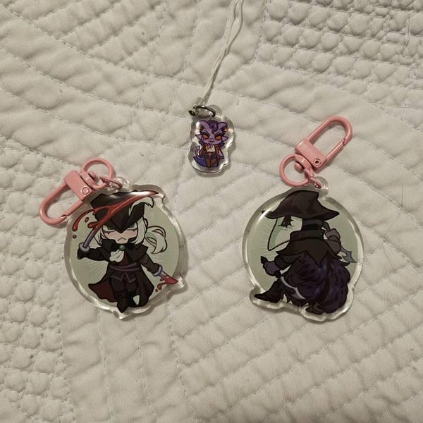 2in Fromsoft Acrylic Charms - Etsy