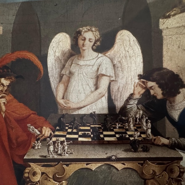 Vintage Pool Table Poster, Billiard Game Art, Sports Room Decor, Red ...