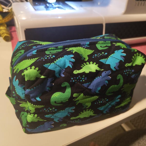 Cosmetic Pouch Sewing Pattern PDF , 5 Sizes Classic Boxy Pouch PDF ...