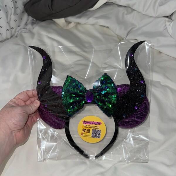 Malficent Ears, Mickey Ears, Mistress of All Evil Ears, Evil Mickey ...