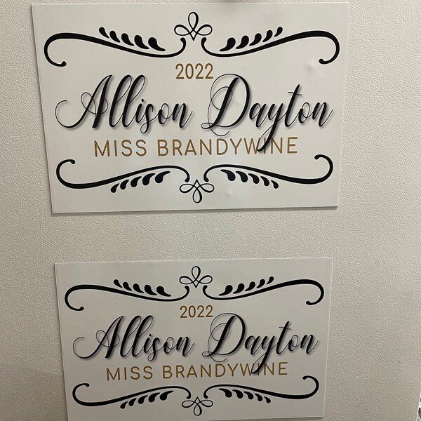 Miss Pageant Car Magnet 24 X 12 and Other Sizes Princess, Queen, Prince ...