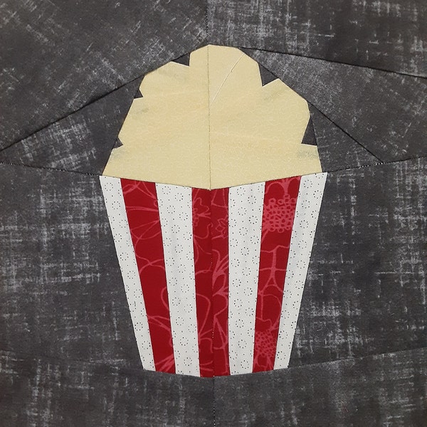 Popcorn Pattern, Popcorn Quilt Block Pattern, PDF Instant Download ...