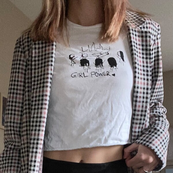 Girl Power Baby Tee - Etsy