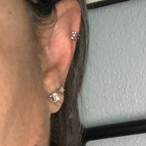 Minimalist Triple Band Ear Cuff Earrings - Etsy