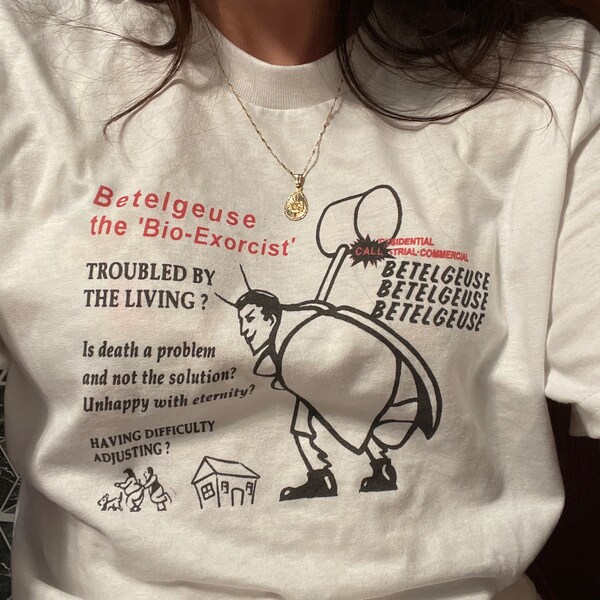 Betelgeuse Horror Funny Retro 80s White T-shirt Any Size - Etsy