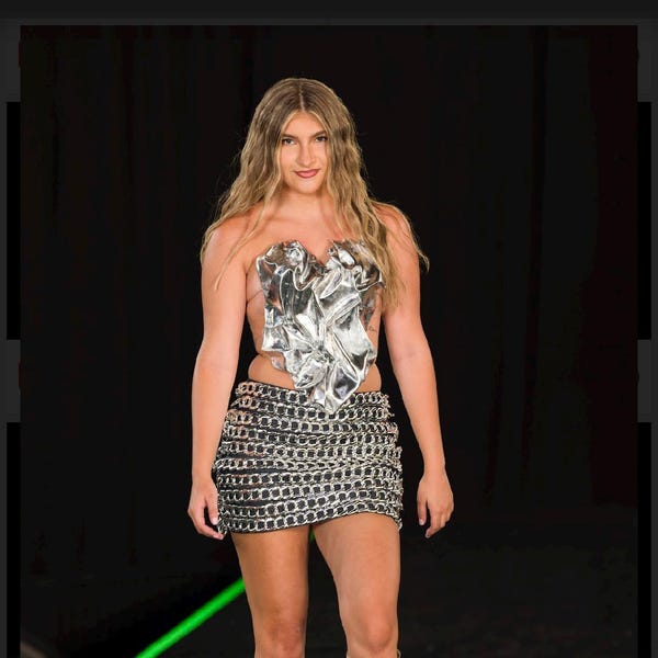 Colorful Crystal Yarn Netting Fabric Iridescence Net Yarn Polyester ...