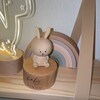 Personalized Bunny Musical Carousel | Custom Heirloom,engraved Wooden ...