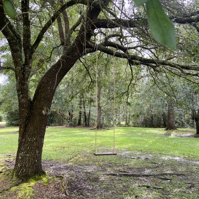 Tree Swing Rustic Long Lasting Outdoor Swing Rope Included - Etsy