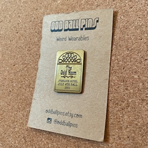 The Shining the Gold Room Sign Shiny Gold Hard Enamel Pin - Stanley ...