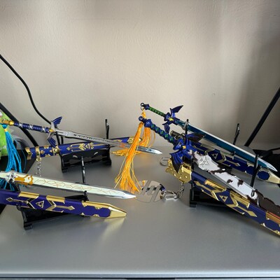 Hand-forged Infinity Sword Metal Infinity Blade Miniature Replica 30cm ...