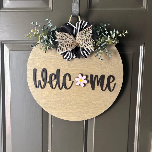 Welcome-ish Sign, Funny Welcome Door Hanger, Unwelcome Home Decor ...