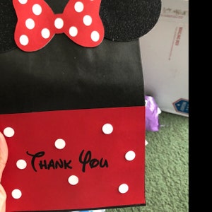 Mickey Mouse Paper Favor Bags Mickey Mouse Bags Mickey Mouse Birthday ...