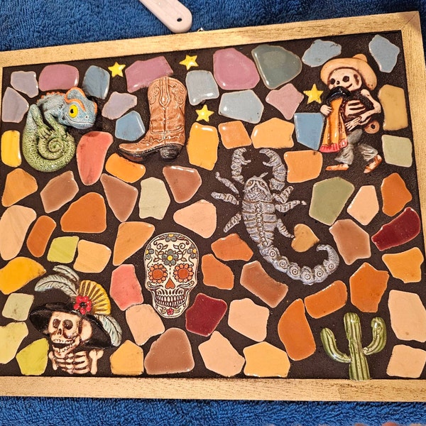 Green Ceramic Snake for Mosaic Garden Art, Stepping Stone or Patio Wall ...