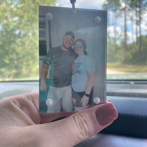 Hanging Car Photo Frames, Rearview Mirror Hanging Accessory, Car Decor ...
