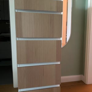 Half Circle Wood Overlays, Furniture Overlays for Ikea Malm Dresser and ...