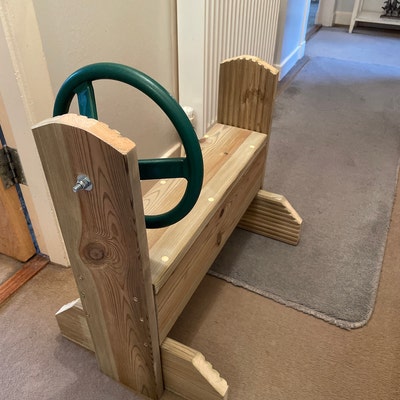 Wooden Single Steering Wheel Bench - Etsy