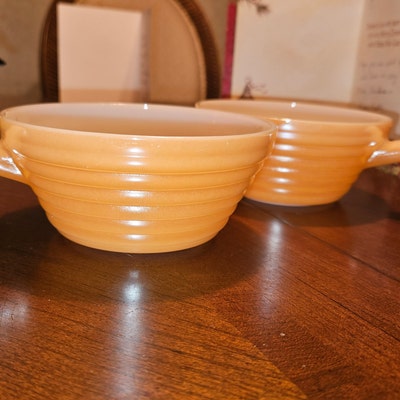 Vintage Rooster Bowl by Anchor Hocking Fire King Chanticleer Cinderella ...