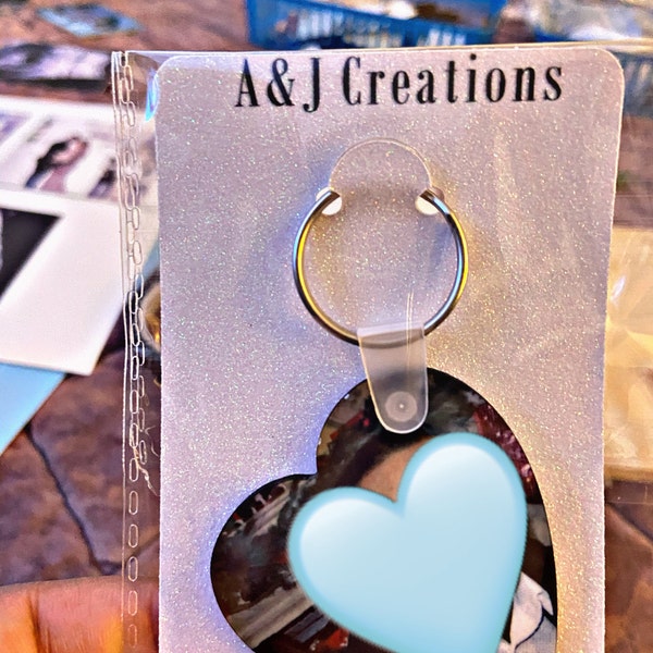 Keyring Display Card Svg, Keyring Display Card Template, Keychain ...