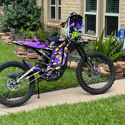 STARK VARG Pink Beige Full Graphics Kit Gloss or Matte Laminated Bubble ...