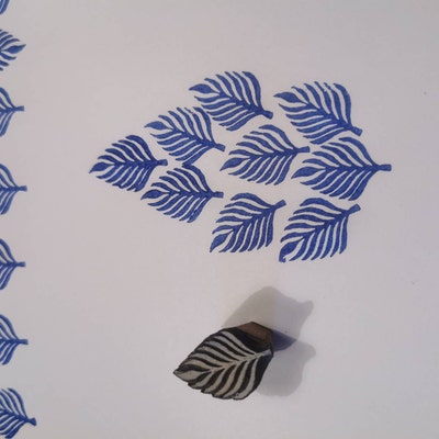 Sea Shell Spiral Wood Stamp Hand Carved Fabric Textile Indian - Etsy