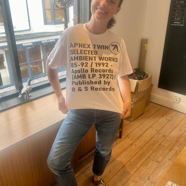 Aphex Twin Ambient Works Records T Shirt Dj Richard D James Y2k Rave ...