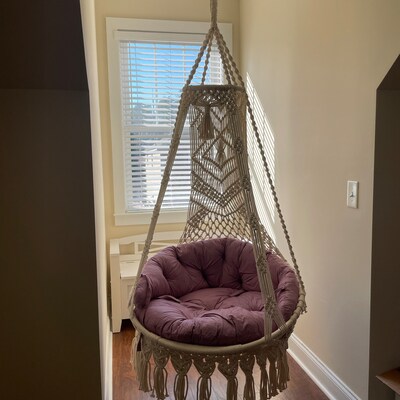 Macrame Swing Hanging Chair Swing Chair Wedding Swing - Etsy