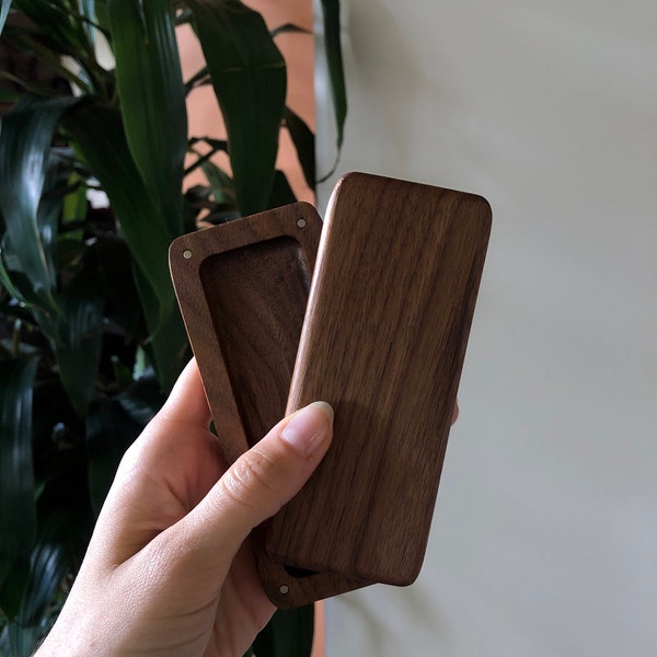 Wooden Case, Pre-roll Holder, One Hitter, Hand Made Cannabis Pocket ...