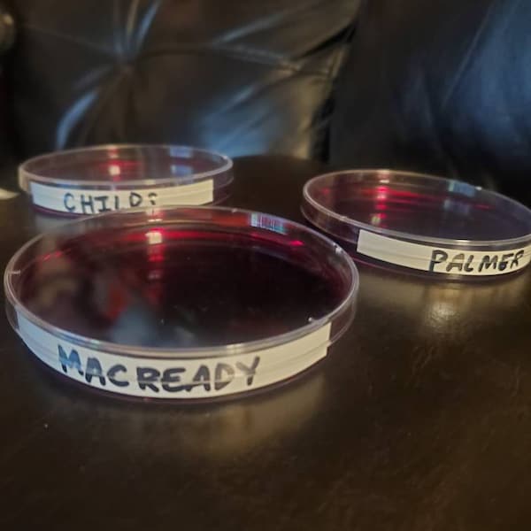 THE THING (1982) Petri Dish Blood Test Prop Replica - Etsy
