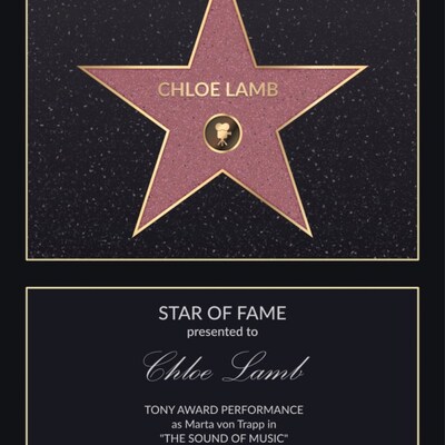 Hollywood Star of Fame Personalized Wall Art / Walk of Fame Art ...