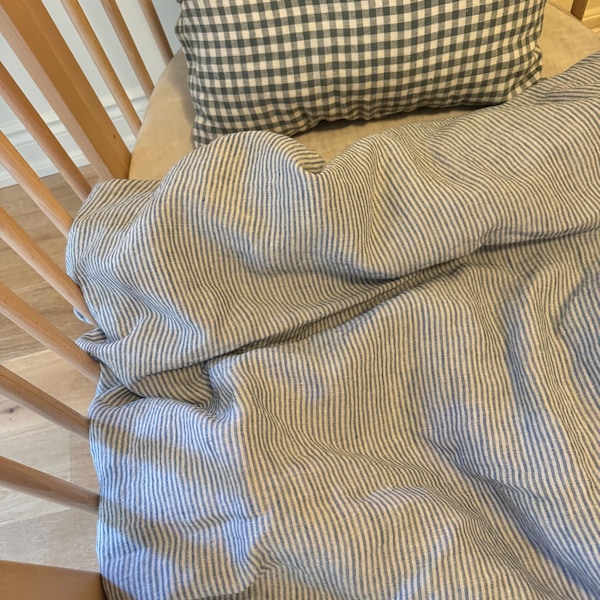 3 Pcs Baby and Toddler Linen Bedding. Baby Crib Bedding. Cot Bedding ...