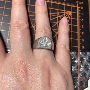 Bunny Rabbit Wax Seal Signet Ring - Etsy