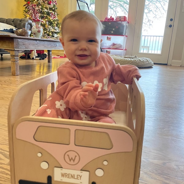 Toy Box on Wheels School Bus Theme, Nursery Storage and Organization ...