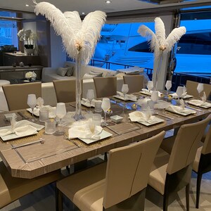 Romantic Rococo White Peacock Feather Wedding Fan With - Etsy