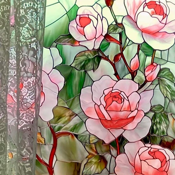 Custom-size Premium Frosted Stained Glass Window Cling Filmfilm - Hops ...
