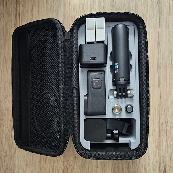 Gopro Hero 9, 10, 11, 12 Case Organizer With Tri-pod Insert - 3D ...