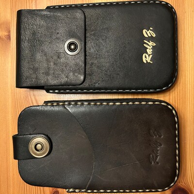 Heavy Duty Leather Smartphone Case Made of Genuine Leather - Etsy