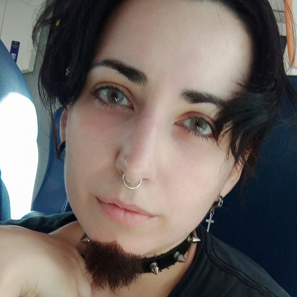 Realistic Fake Tony Stark's Beard Kit Full Handmade - Etsy