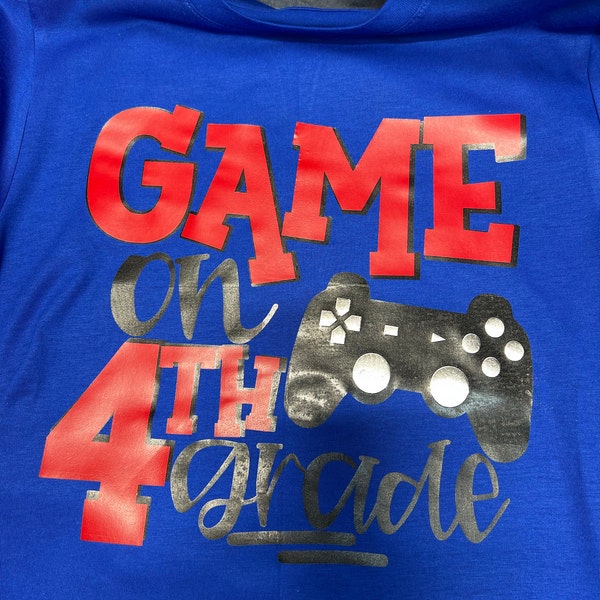 Game on 4th Grade SVG, SVG Cut File, Fourth Grade Svg, Back to School ...