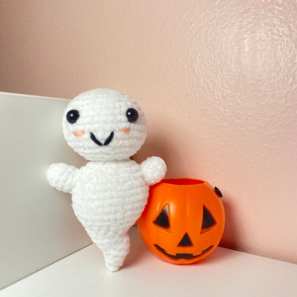 Boo the Ghost Crochet Plushie Pattern - Etsy